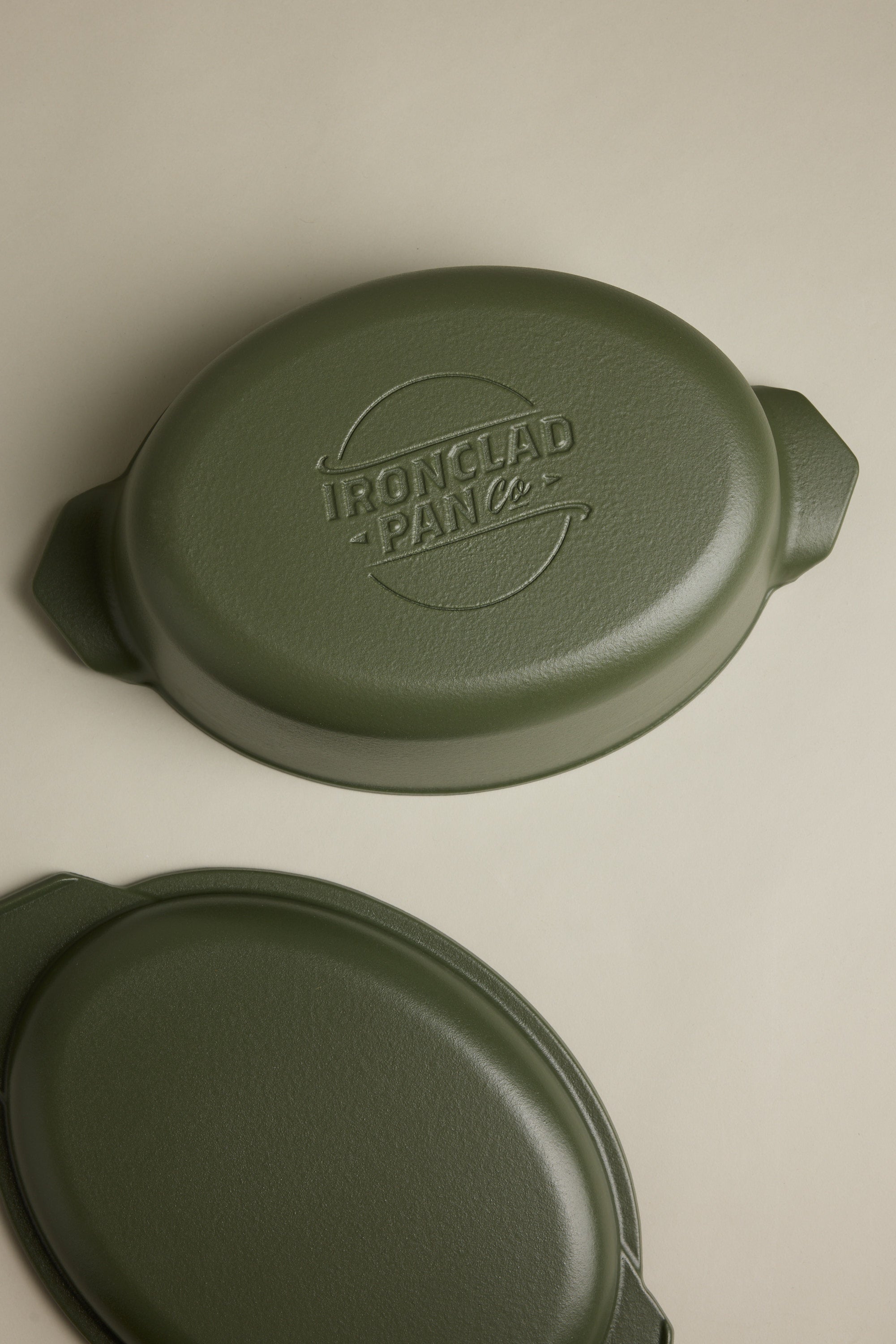 Shop Satin Enamel Cast Iron - 4.5L Old Dutch (OLIVE) | IronClad – Barkers