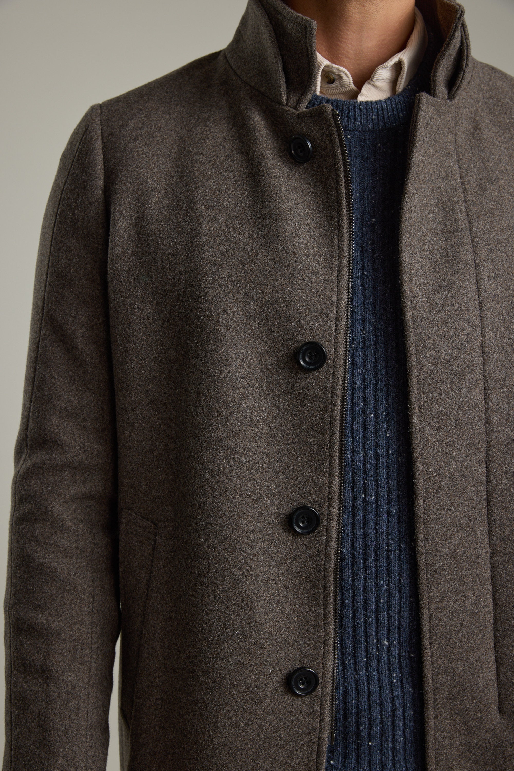 Shop Raymond Coat (BROWN MARL) | Barkers