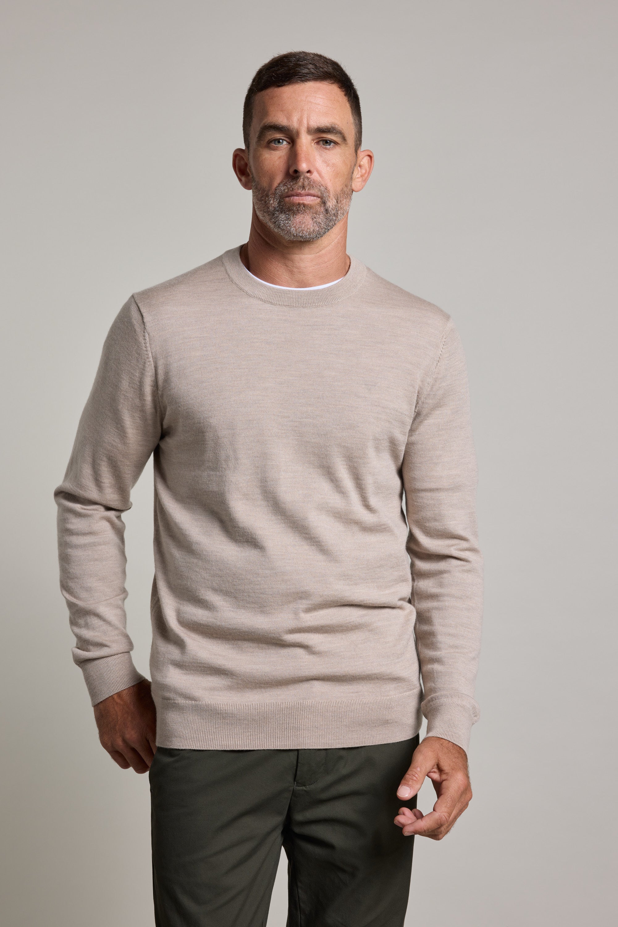 Shop Skyland ZQrx Merino Crew (OATMEAL MARL) | Barkers