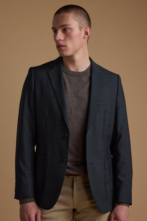 Shop Freesia Texture Blazer (GREEN) | Barkers