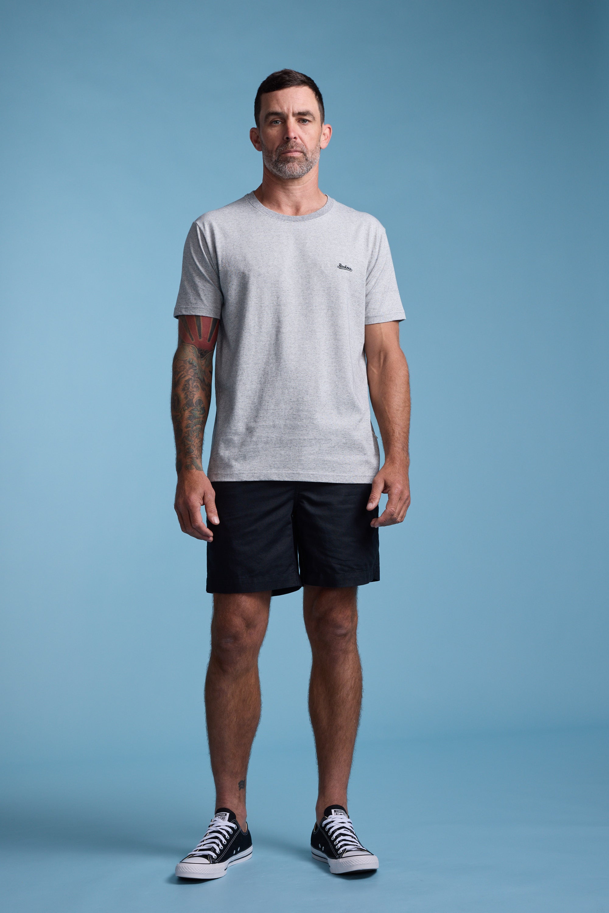 Shop Jasper Linen Weekend Short (BLACK) | Barkers