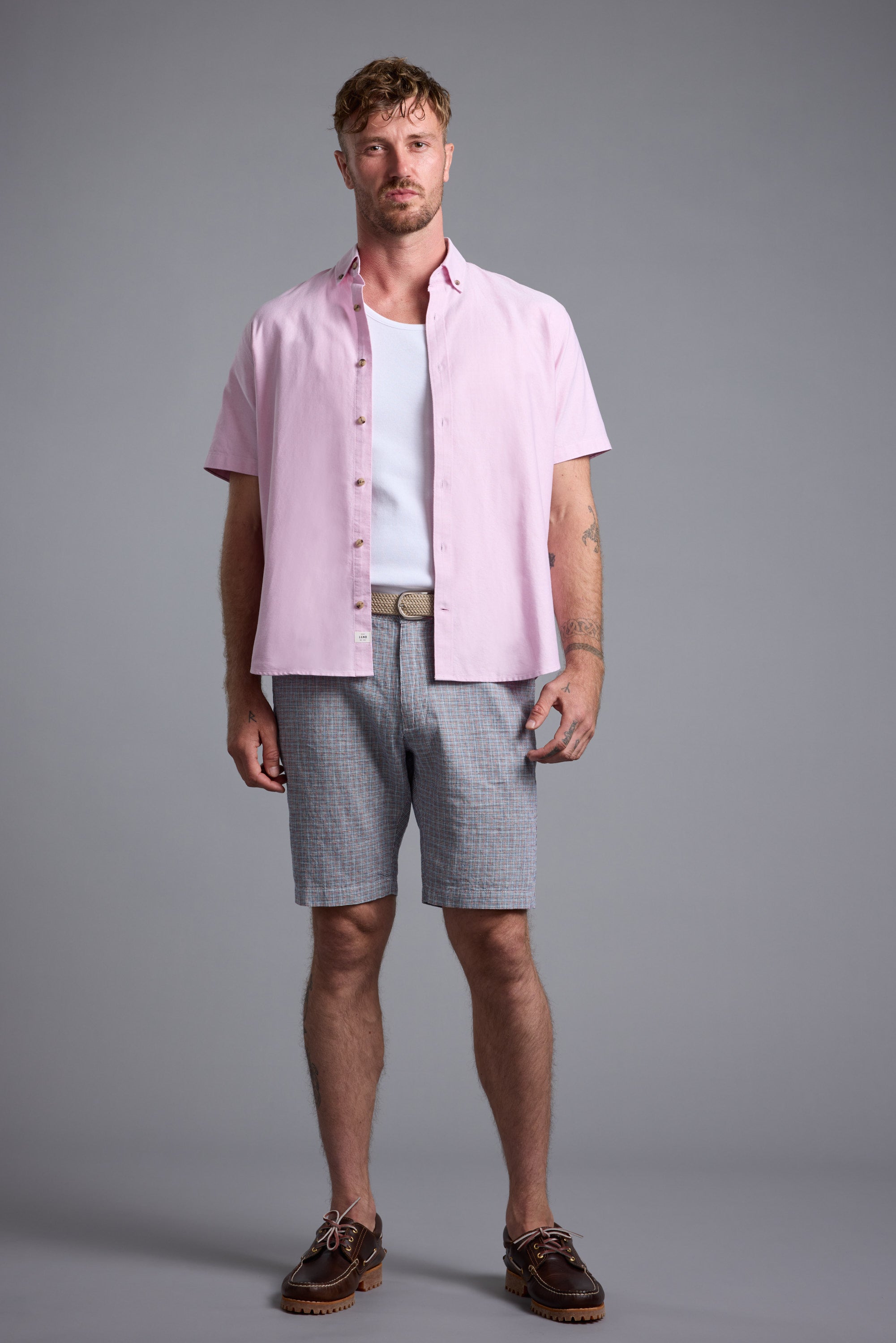 Shop Archer Oxford Shirt (PINK) | Barkers
