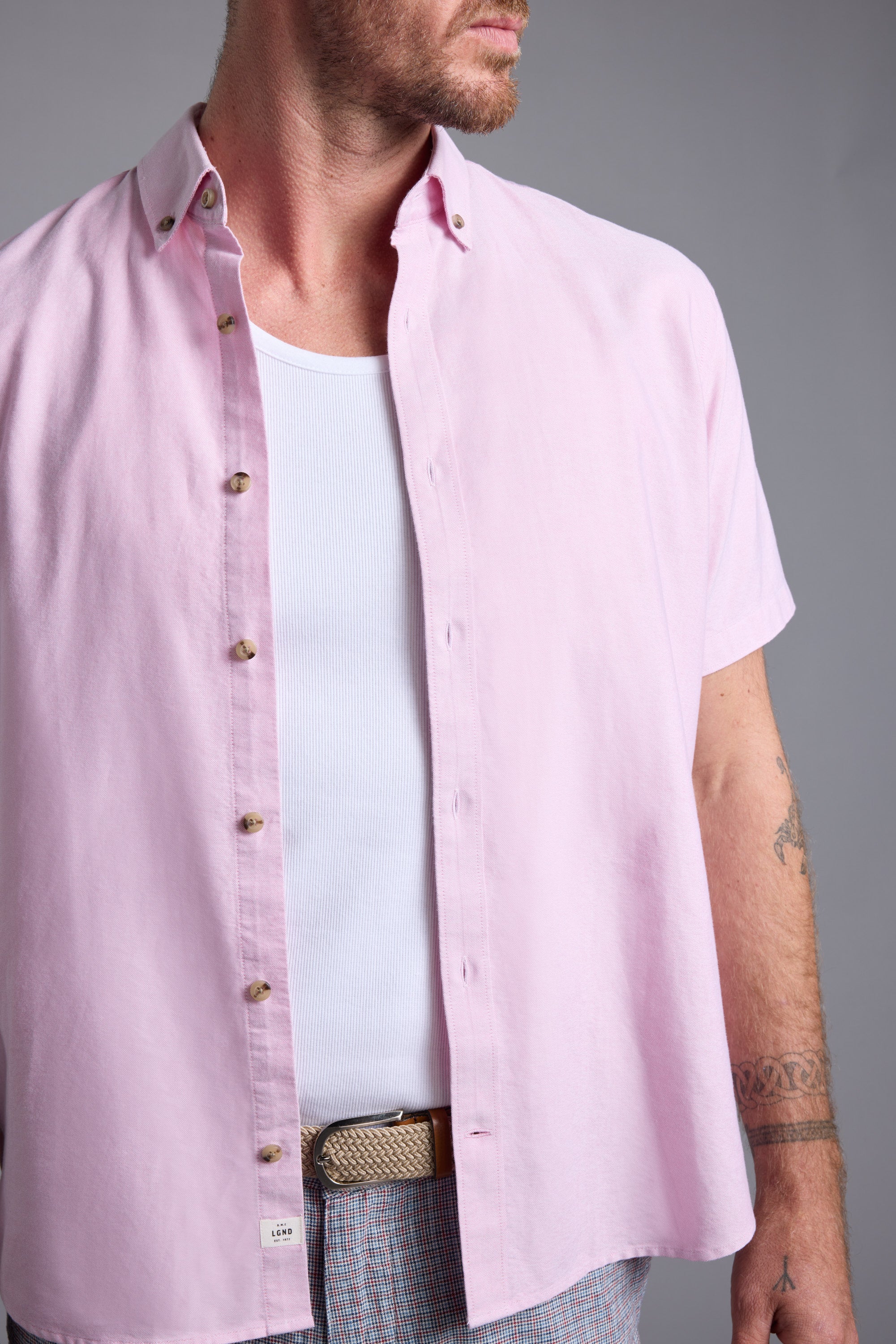 Shop Archer Oxford Shirt (PINK) | Barkers