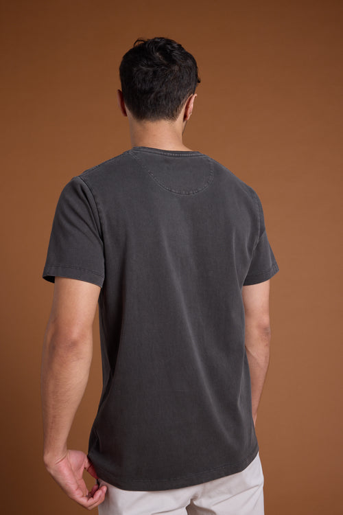 Shop Newton Washed Tee (WASHED BLACK) | Barkers